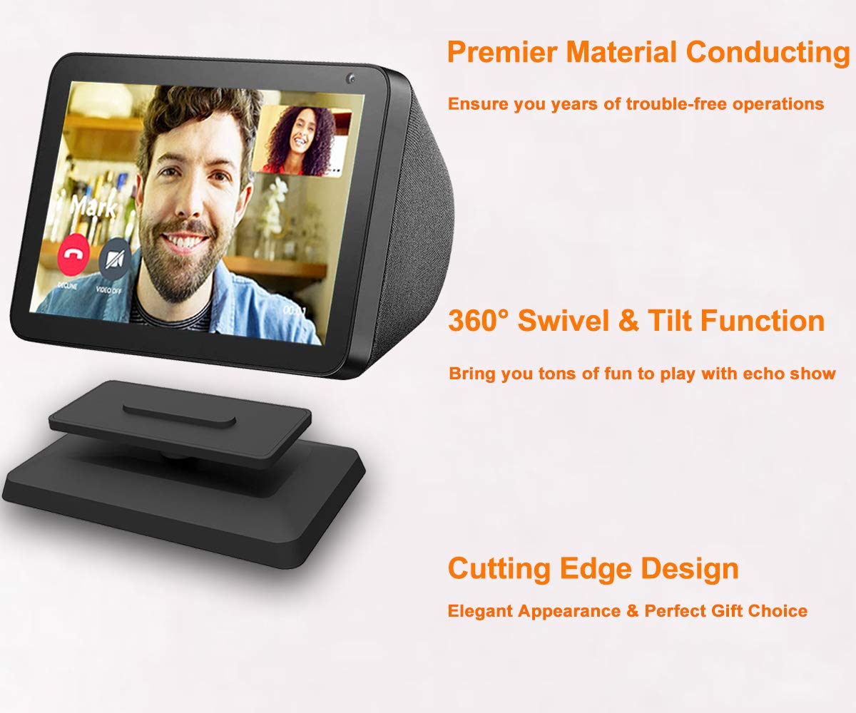 Stand for Echo Show 8 (1st Gen and 2nd Gen) by ELPHA, Adjustable Stand ...