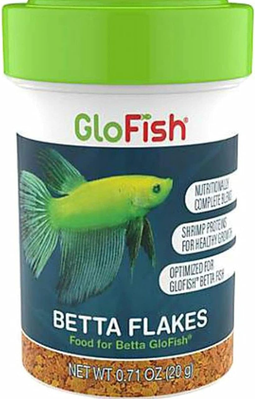 Amazon.com: GloFish Betta Flakes Tropical Fish Food, 0.71 oz. (AQ-78301 ...