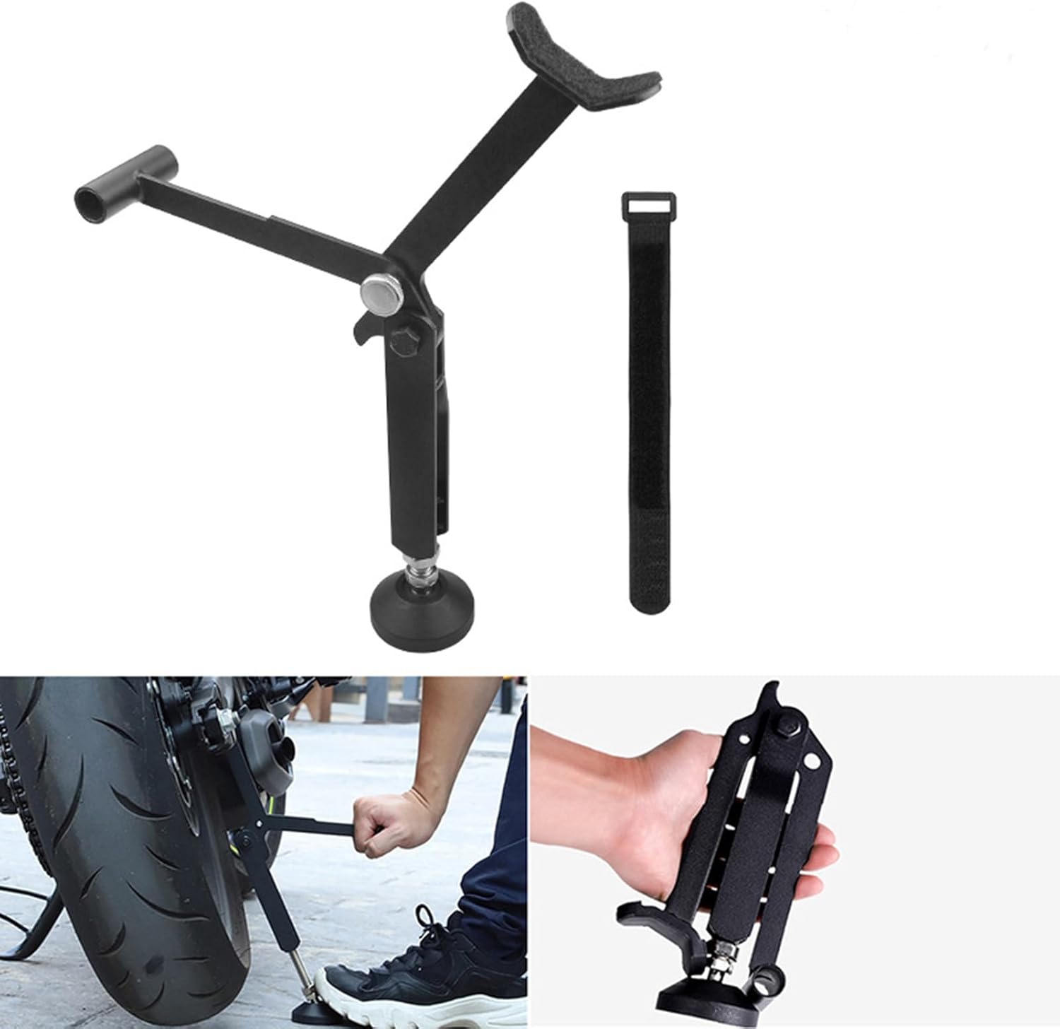 Amazon.com: PLSUSJHAO Motorcycle Wheel Lift Stand Rear and Front Trail ...