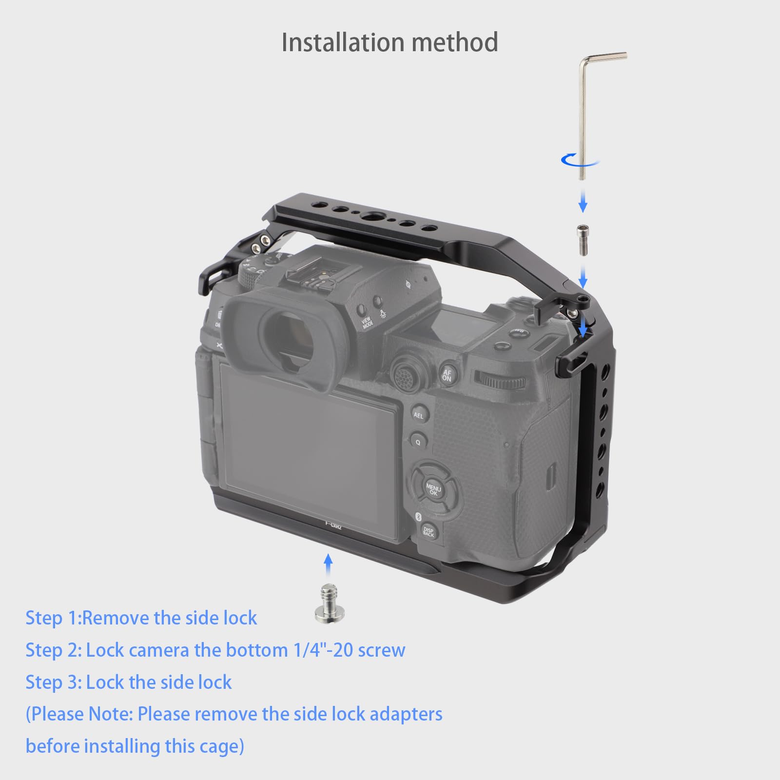 Camera Stabilizer LEFTFOTO Camera Cage For FujiFilm X-H2/X-H2S ...