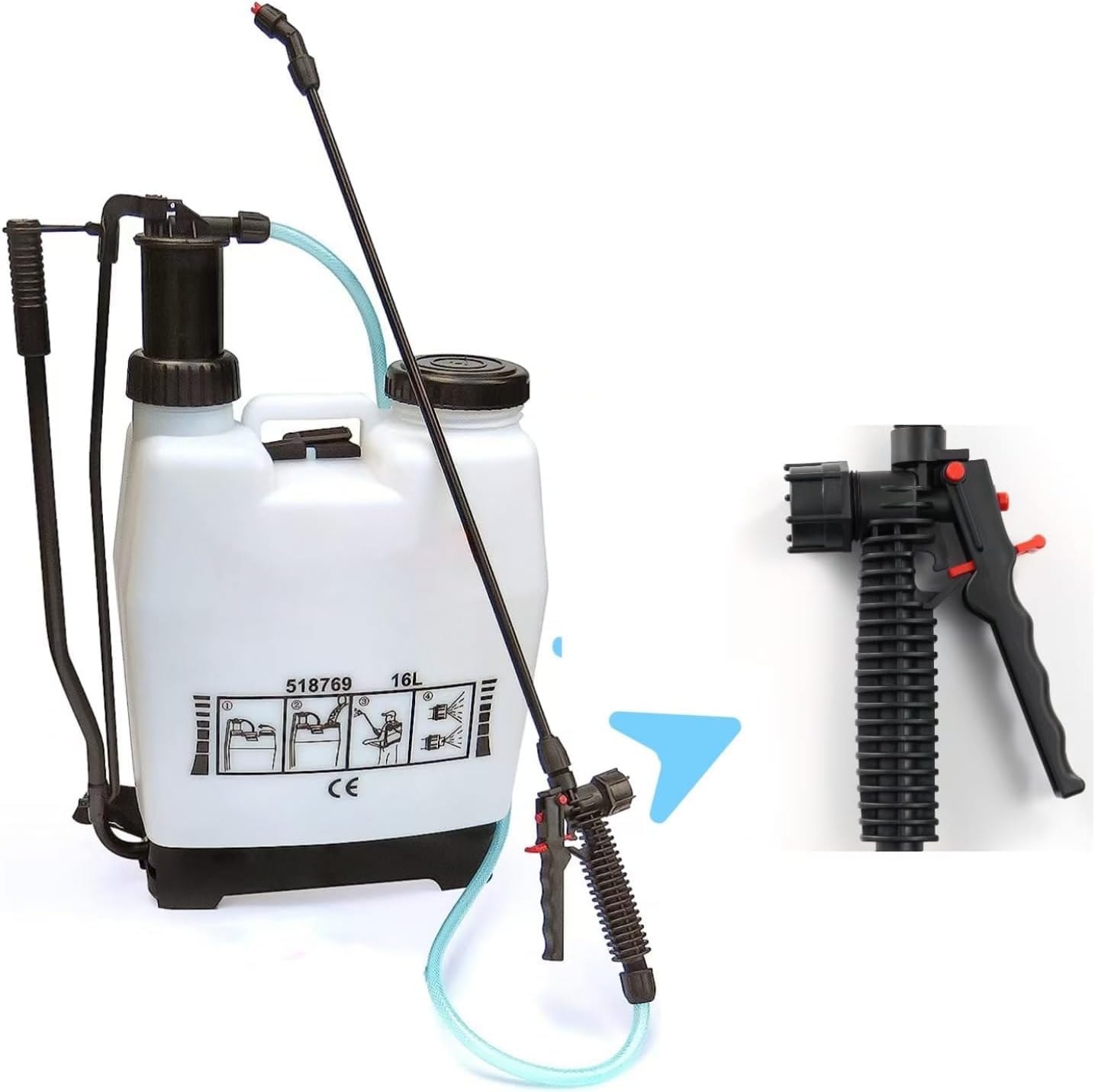 Snapklik.com : VANPET Replacement Handle For Sprayer Wand, Sprayer Wand ...