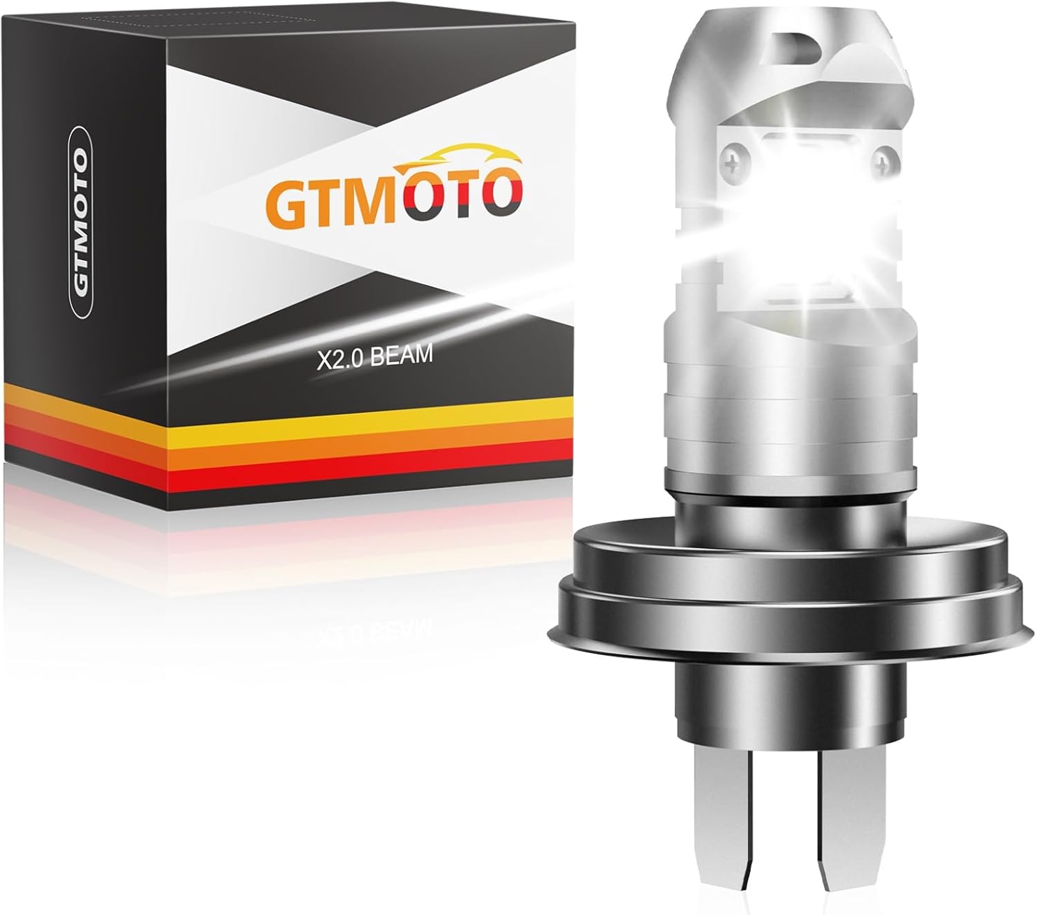 GTMOTO R2 P45t LED Bulb for DC 12V Tractor ADV Scooter ATV Headlight ...