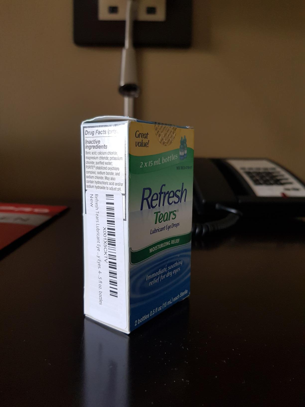 Amazon.com: Refresh Tears Lubricant Eye Drops, Moisture Drops for Dry ...