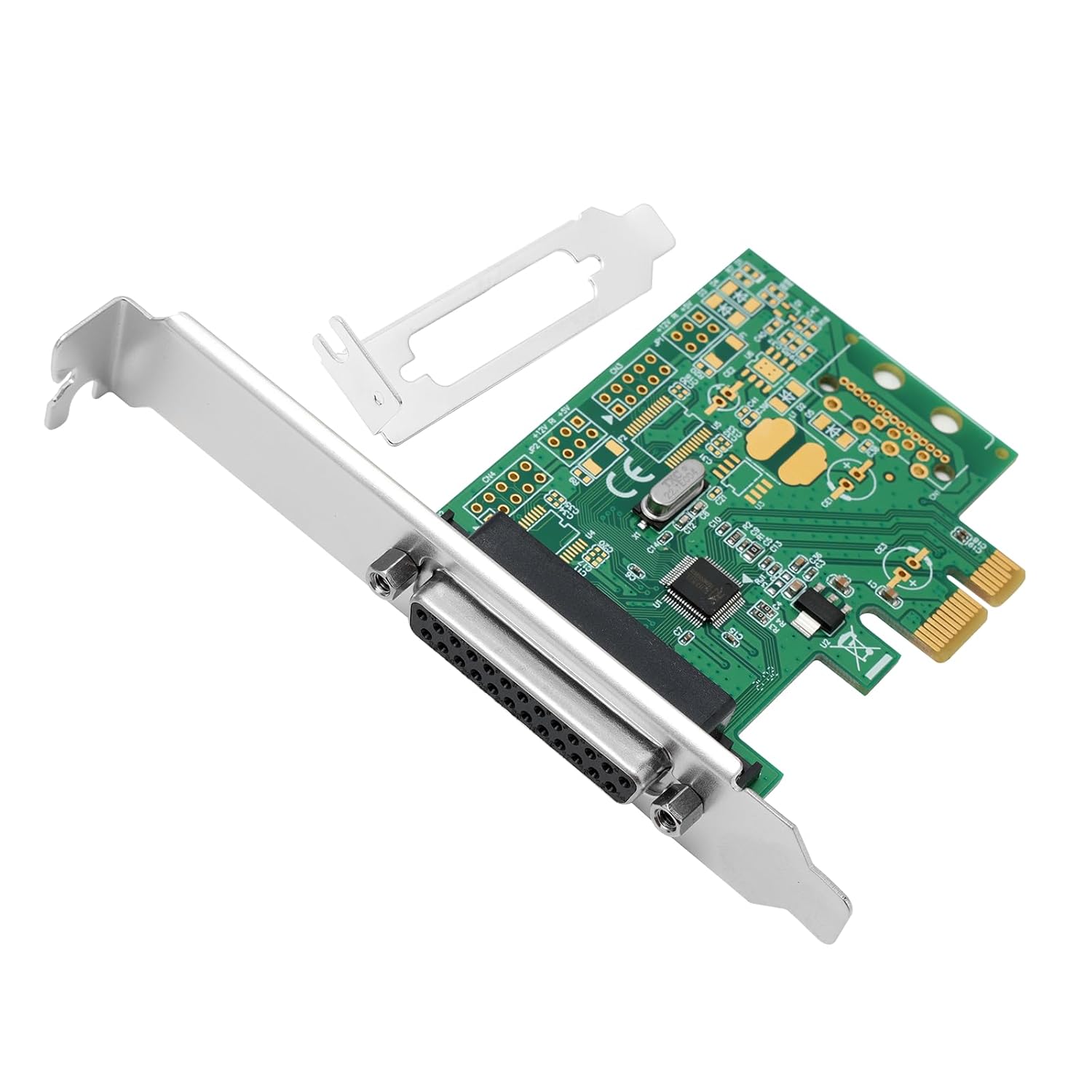 XRIKUI PCIe to Parallel Card IEEE 1284 Standardf DB25 LPT PCI Express ...