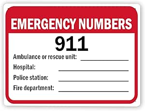 Amazon.com: Warning Notice Danger Caution Sign,Pool Sign Emergency ...