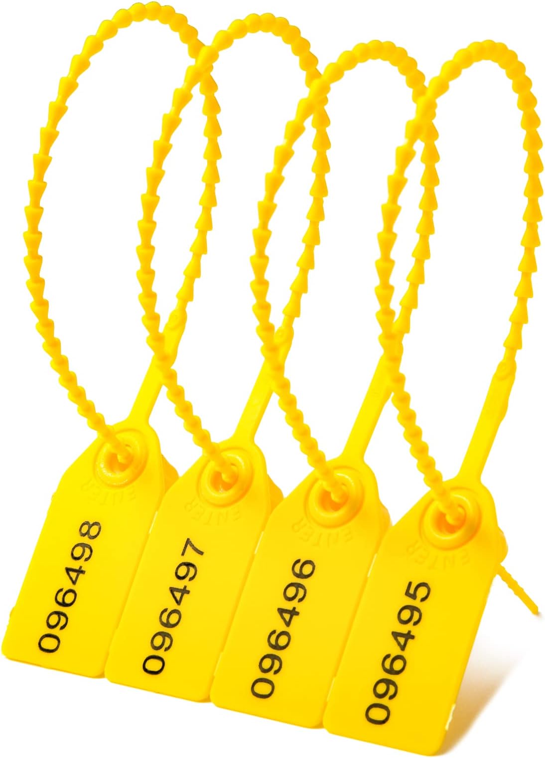 Lzbignun 100 Plastic Tamper Seals Numbered Zip Ties for Fire ...