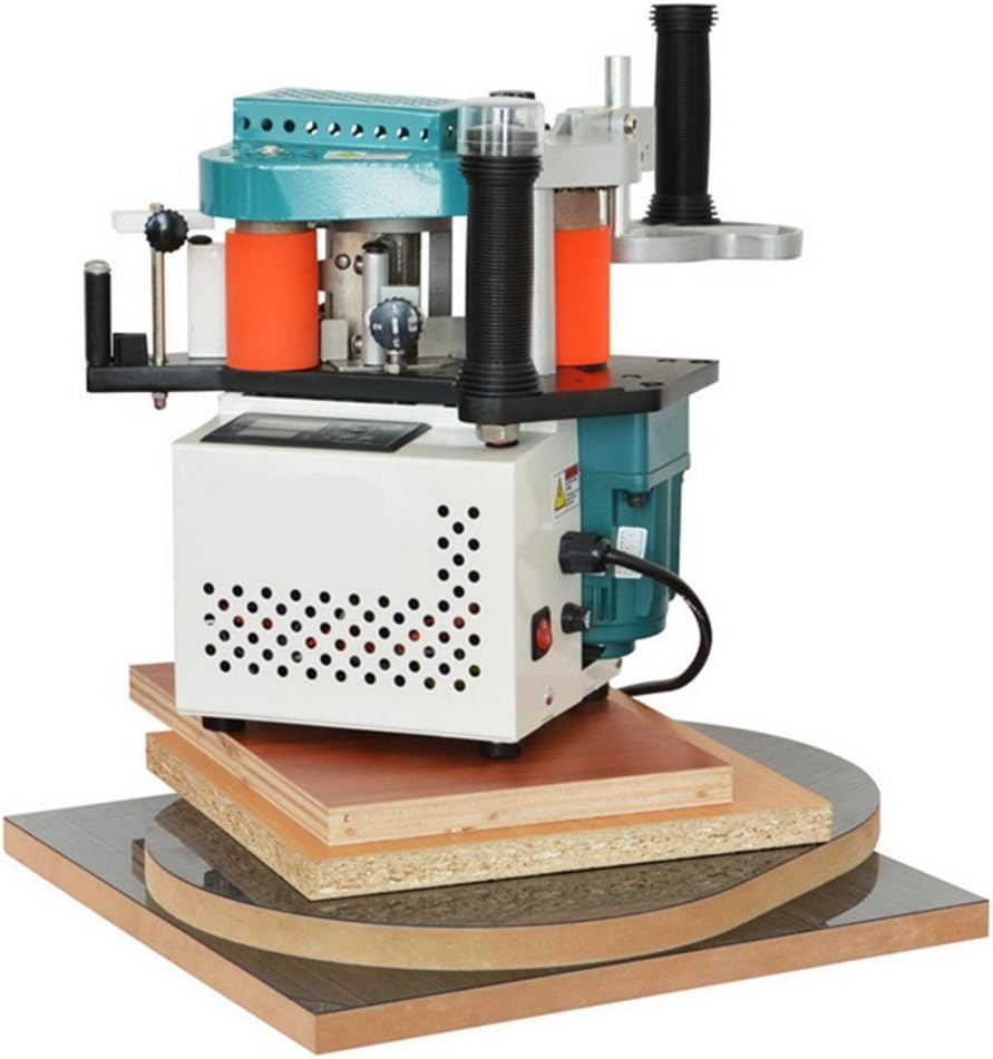 NEWTRY Double Sided Glue Portable Edge Bander Adjustable Speed and ...