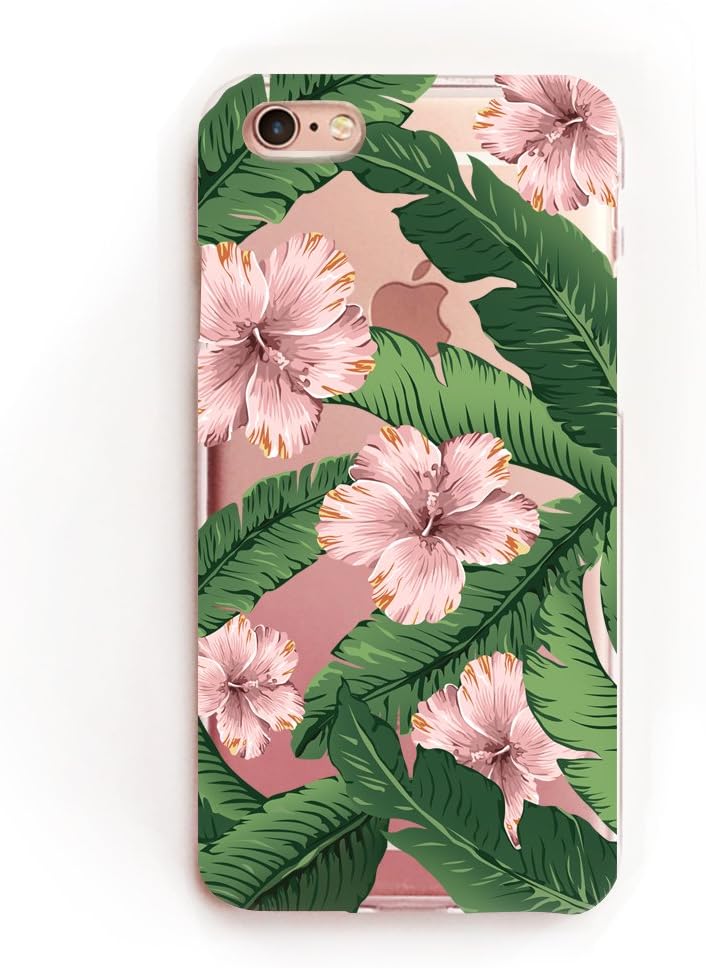Amazon.com: Clear Exotic Floral iPhone 6/6S Case by Catching Rainbows ...