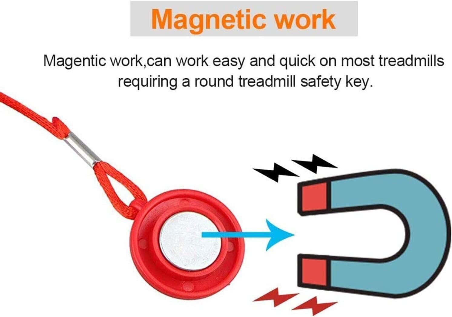 Safety Key Treadmill,Treadmill Emergency Stop Universal Magnet Safety ...