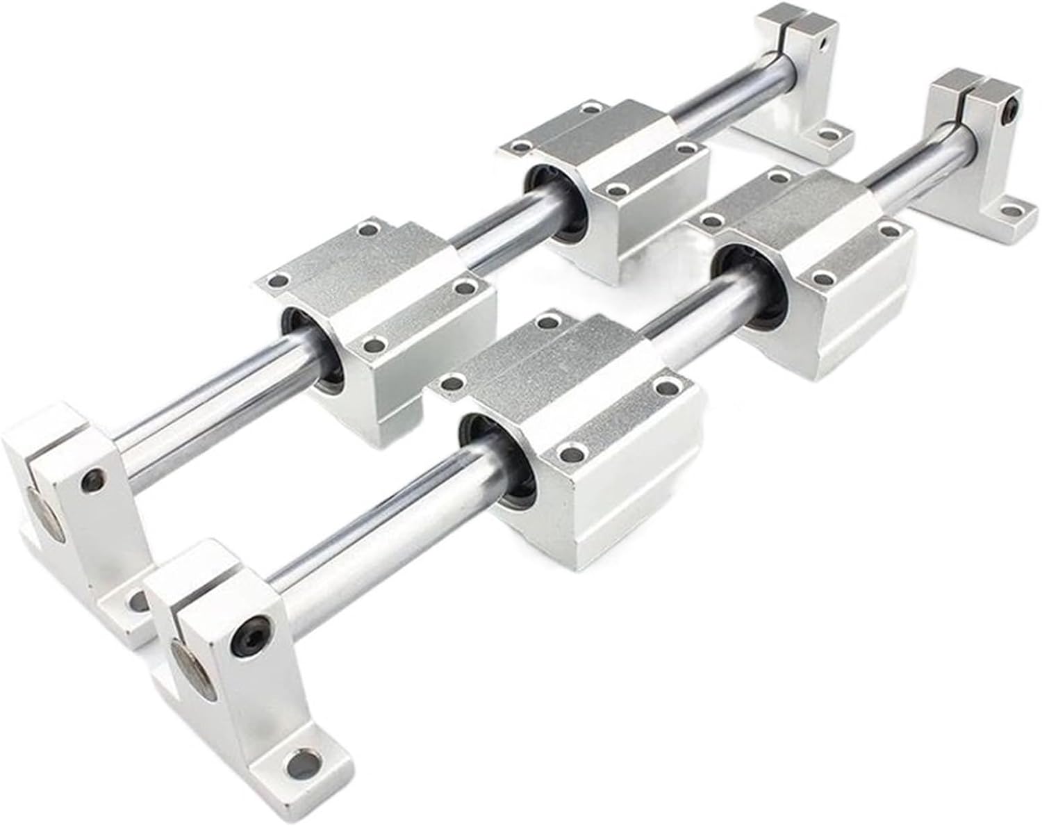 Amazon.co.jp: Motion Edge 2pcs Linear Optical Axis Guide Set 8 10 12 ...