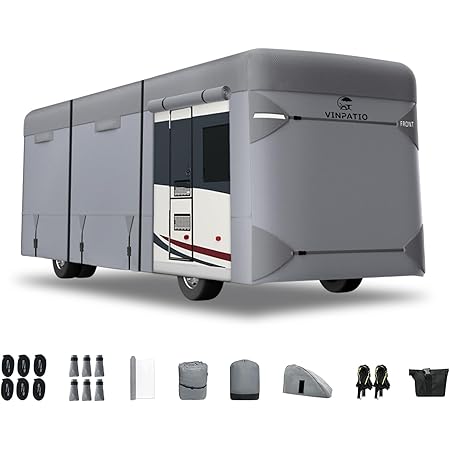 Amazon.com: VINPATIO Class A RV Cover Extra Thick 7 Layers Top, Fits 40 ...