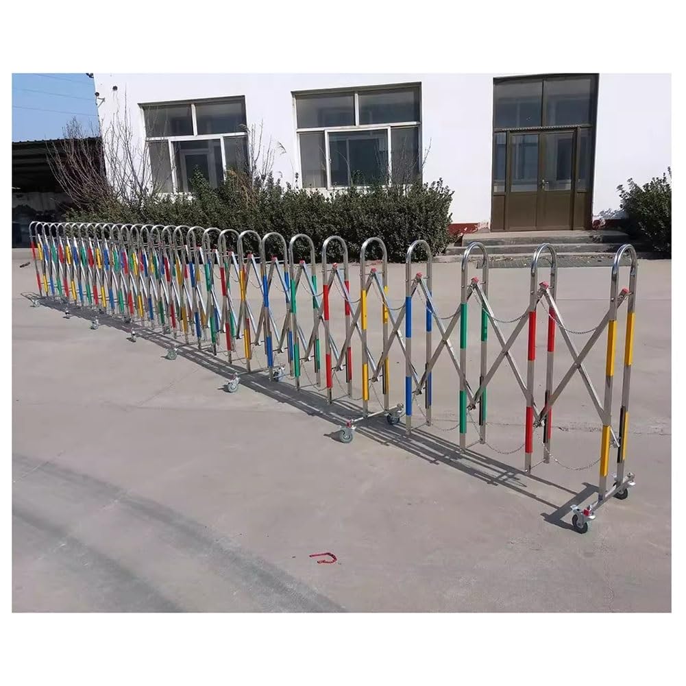 Accordion Style Barrier Fencing Aluminium Automatic Collapsible