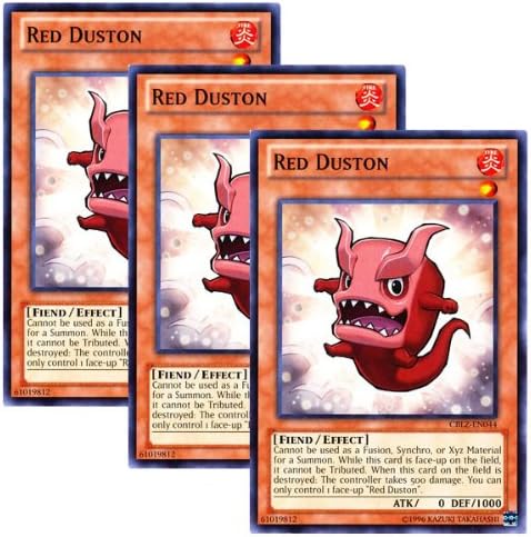 Amazon.co.jp: ★ 3枚セット ★遊戯王 英語版 CBLZ-EN044 Red Duston レッド・ダストン (ノーマル ...