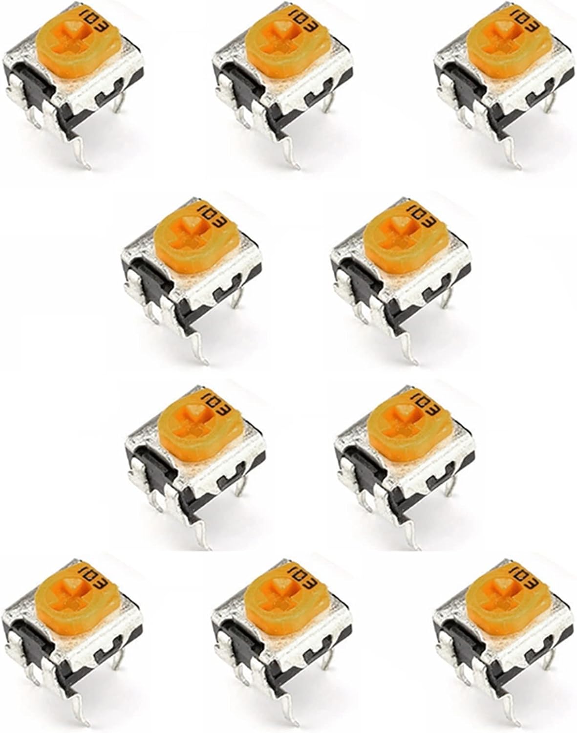 Beotto 20pcs 100r 200r 500r 1k 2k 5k 10k 20k 50k 100k 200k 1m Wh06 2 Potentiometers