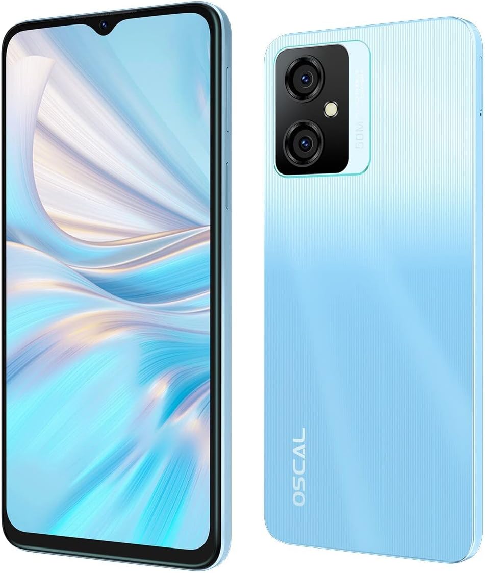 OSCAL C70 Android 12 4G Smartphone, 10GB+128GB (Espansione TF 2TB), Fotocamera 50MP+8MP, 6.6 ...