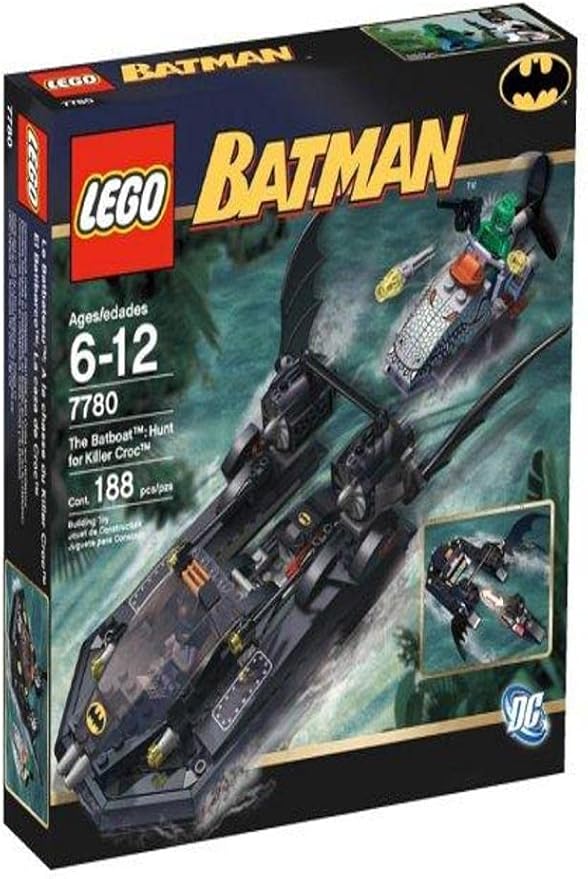 Amazon.com: LEGO Batboat - Hunt for Killer Croc : Toys & Games