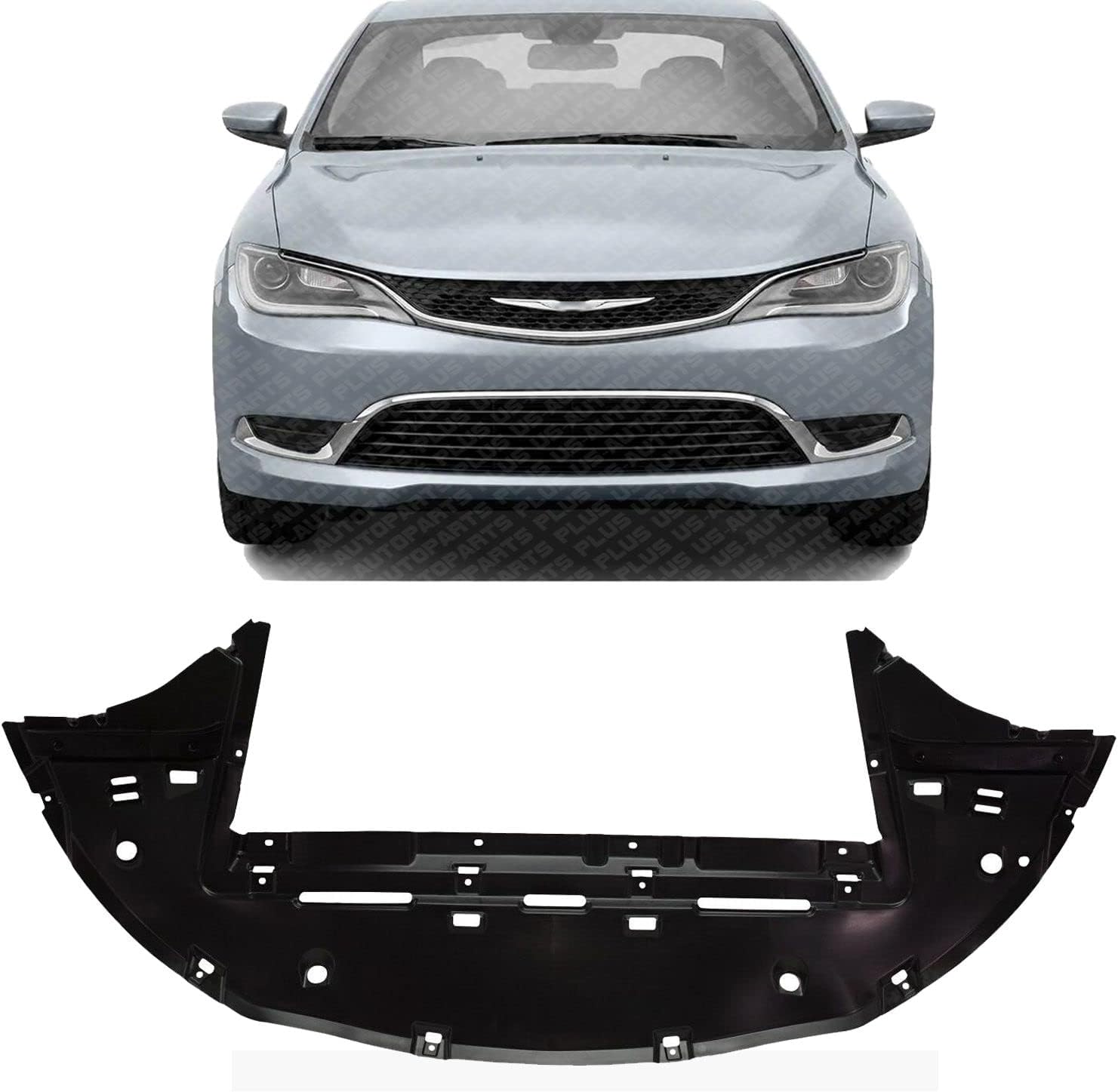 Amazon.com: US AUTO PARTS PLUS New Front Engine Splash Shield Closeout ...