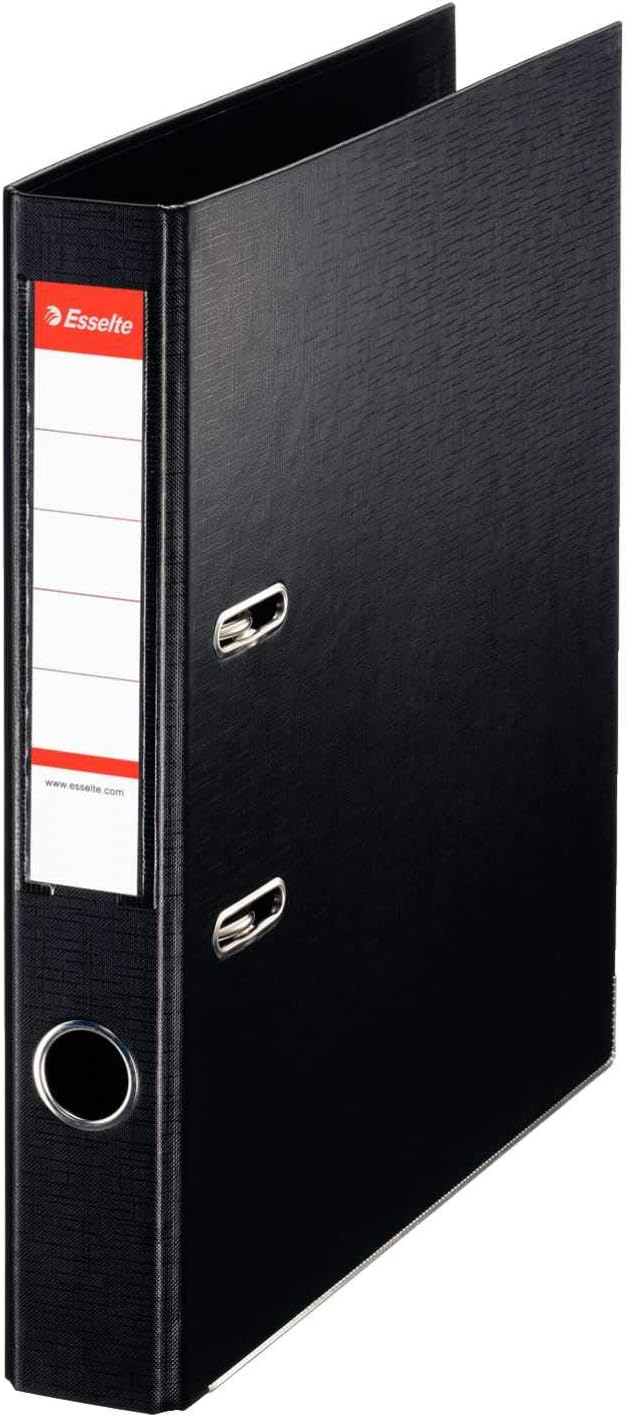 Amazon.com : Esselte 48077 Lever Arch File, A4, Back Width 2.0 inches ...