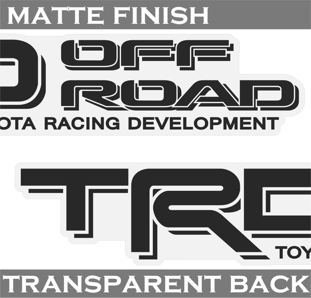 Amazon.com: TSS Off Road 4x4 Tacoma Tundra Decal Sticker Set Red Grey ...