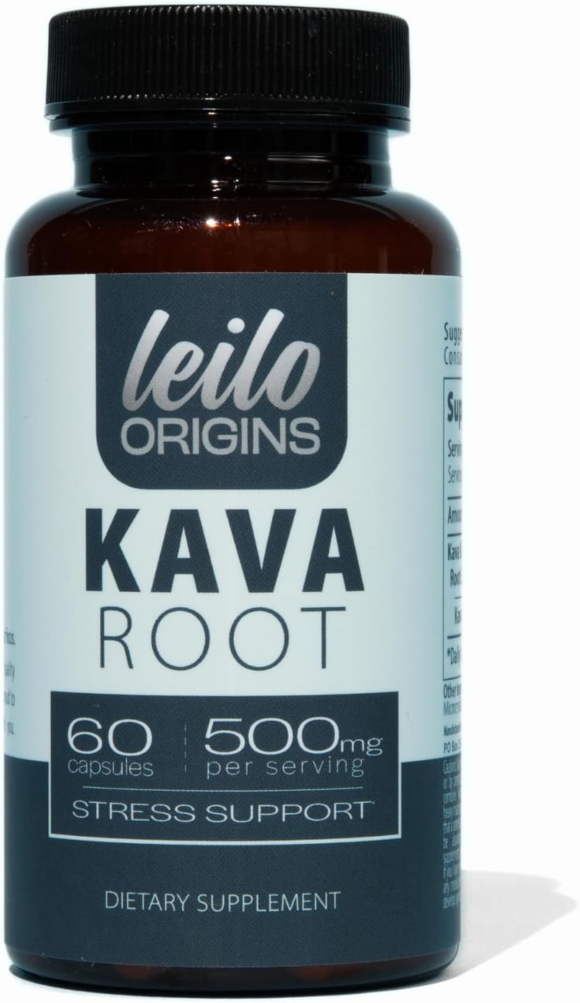 Amazon.com: LEILO Kava Root Capsules | 500mg of Noble Extract/Serving to Support Stress and ...