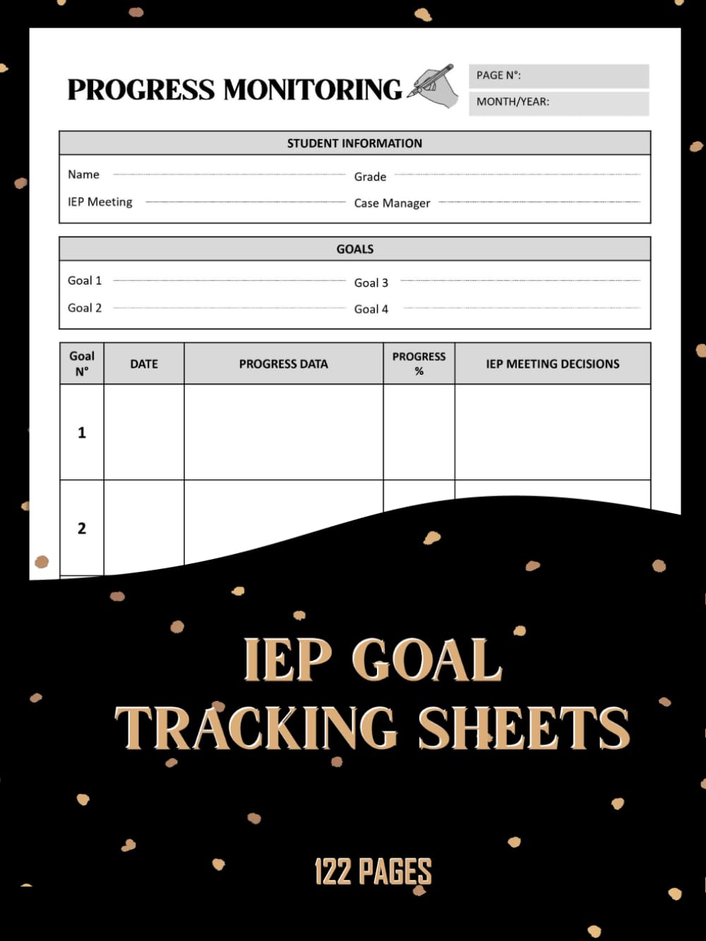 IEP Goal Tracking Sheets: For Special Education Teachers, Progress ...
