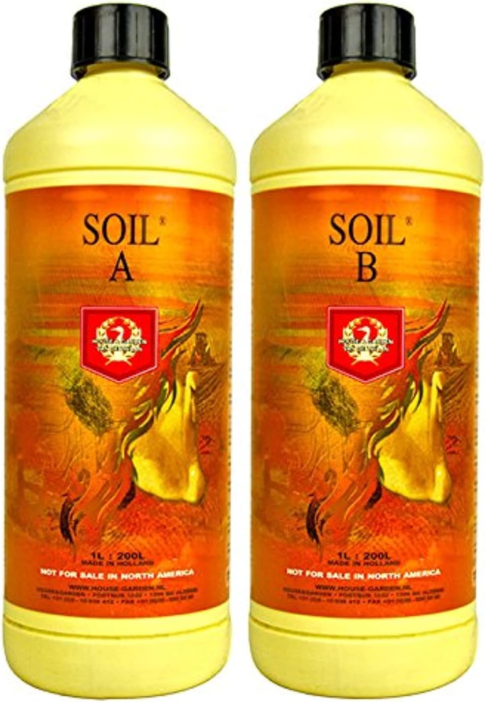 Amazon.com : Fertilizer House and Garden Soil A&B 32oz Set : Patio, Lawn & Garden