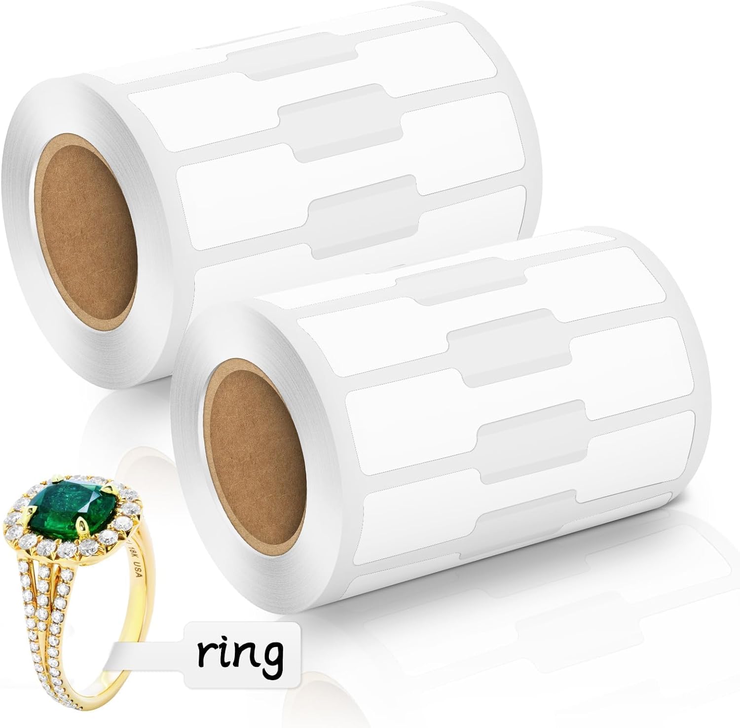 Amazon.com : 1000PCS Jewelry Price Tags Stickers Rolls for Necklace ...