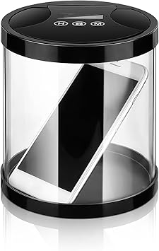 Amazon.com: Qualirey Timed Lock Box Multipurpose Time Locking Container ...