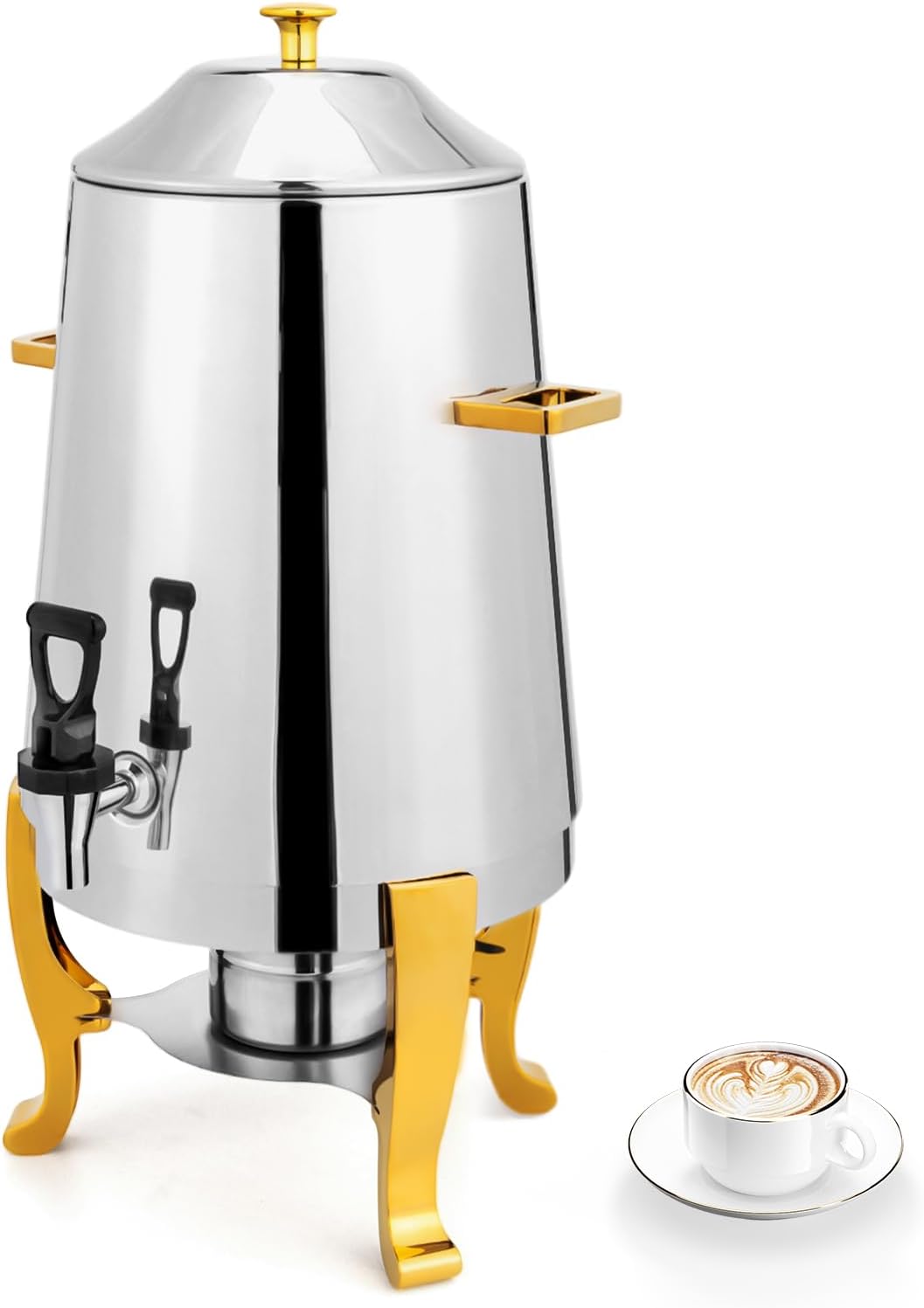 Amazon.com | ROVSUN 3.5 Gallon/13L Beverage Dispenser Gold Accent ...