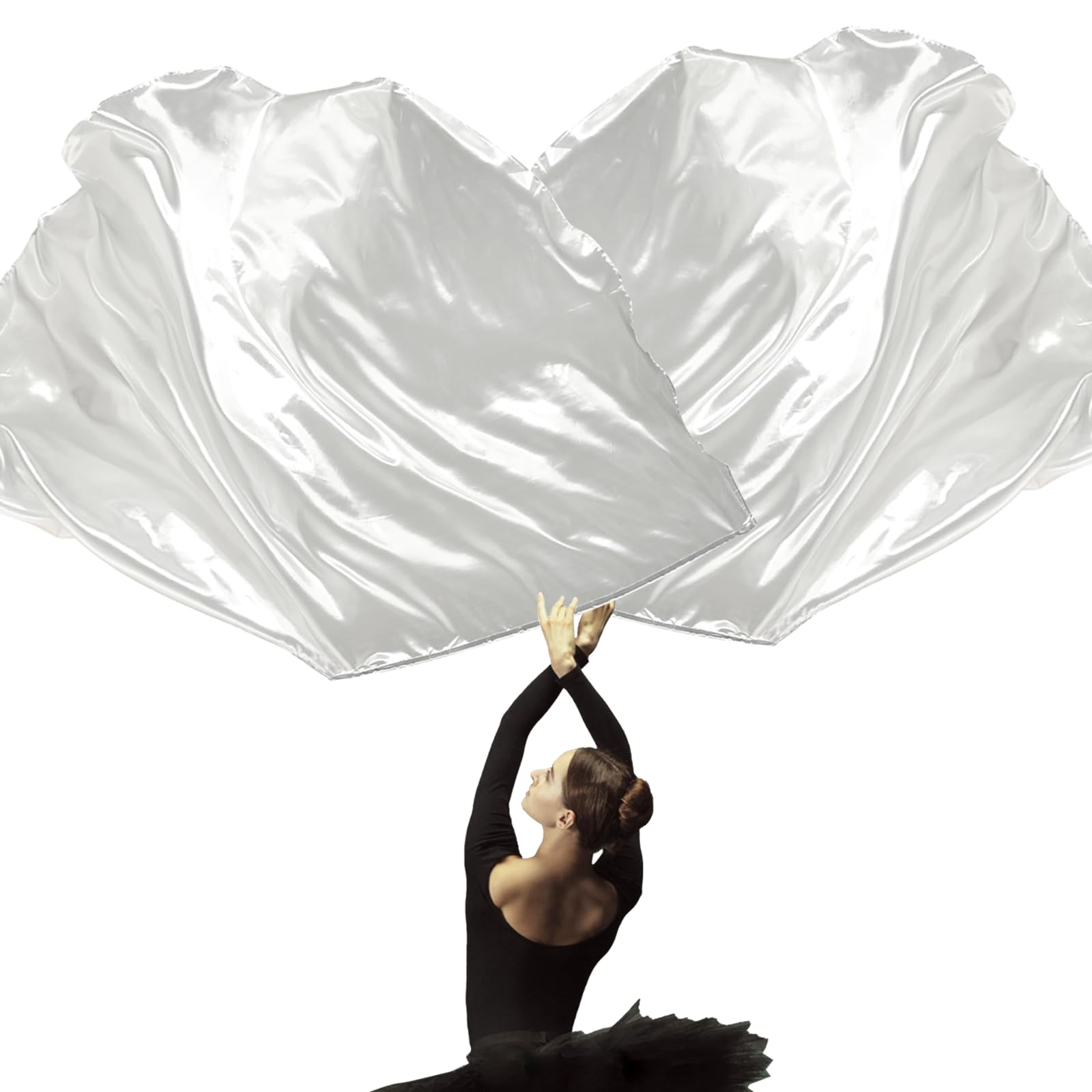 Amazon.com: Retainbre 2Sets Dance Flags Worship 55 Inch Praise Dance ...