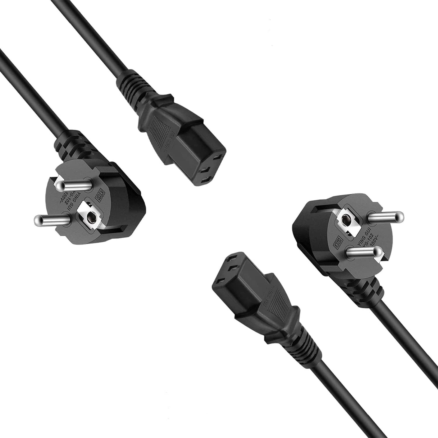 Câble d'alimentation 3m Prise Electrique 10A 250V IEC 320 C13, AC Cordon électrique Secteur ...