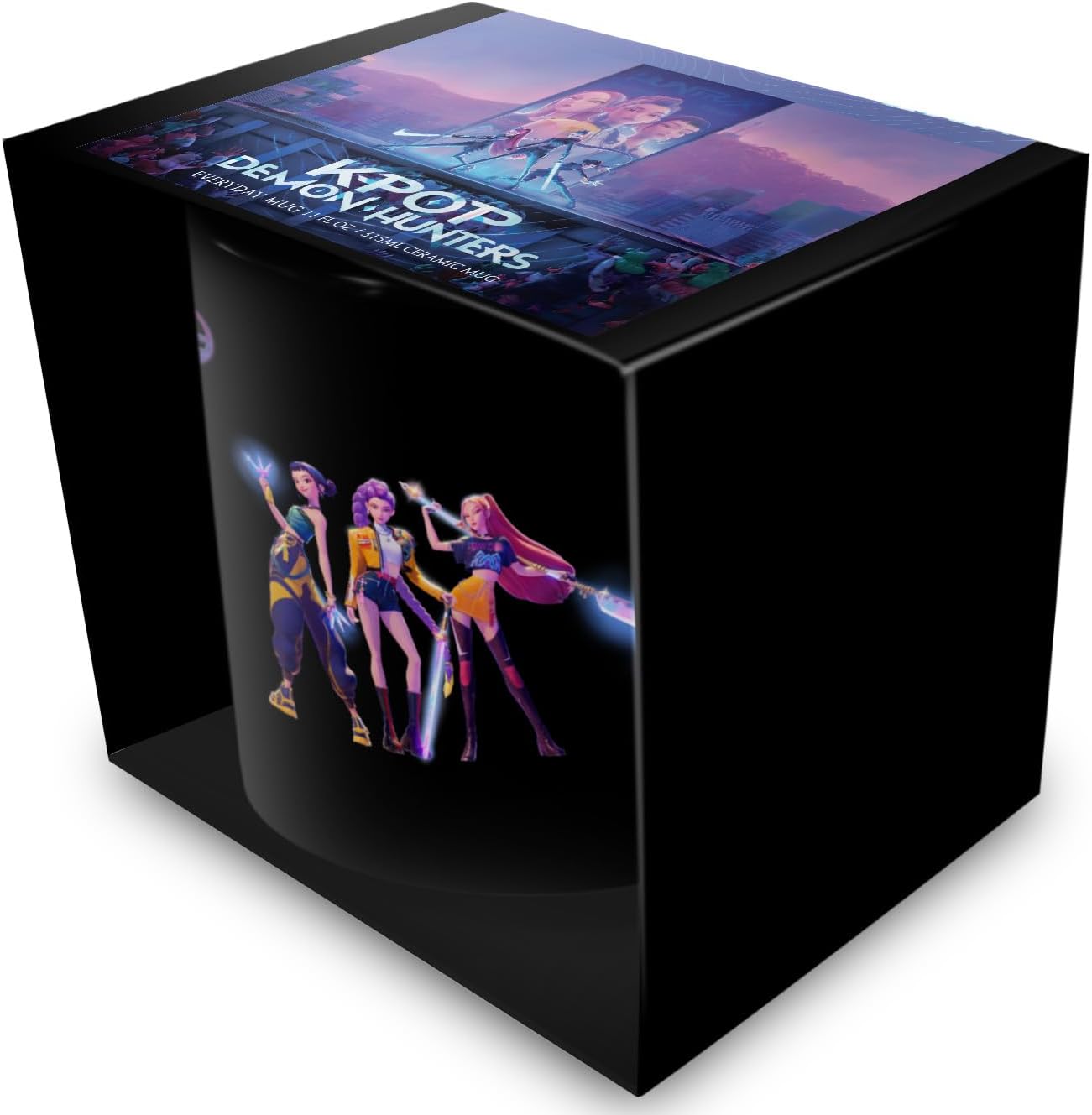 Pyramid International K-POP Demon Hunters (HUNTRIX) Black POD Mug 11oz ...