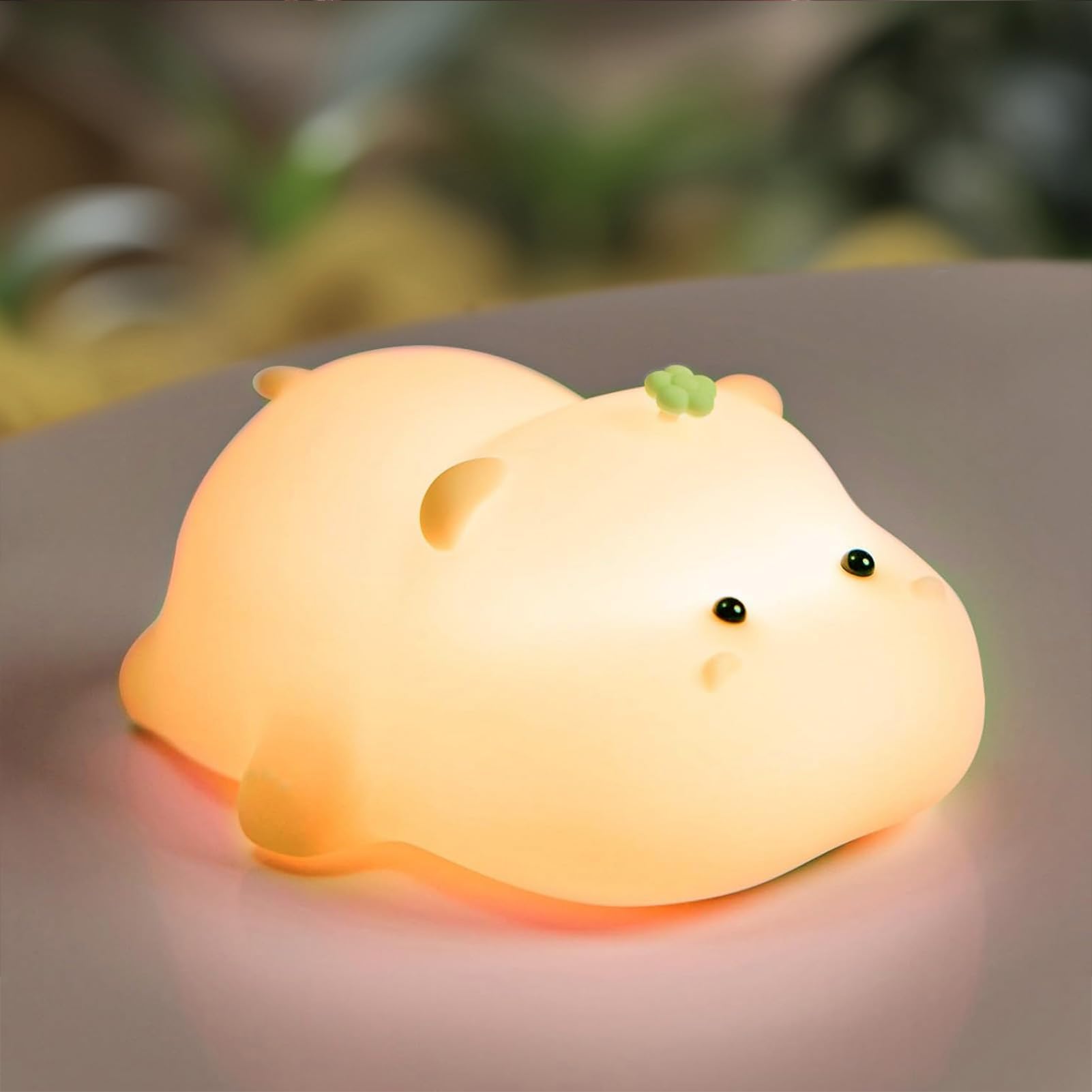 Amazon.com: SUPERNIUDB 3D Hippo Night Light LED USB 7 Color Change LED ...