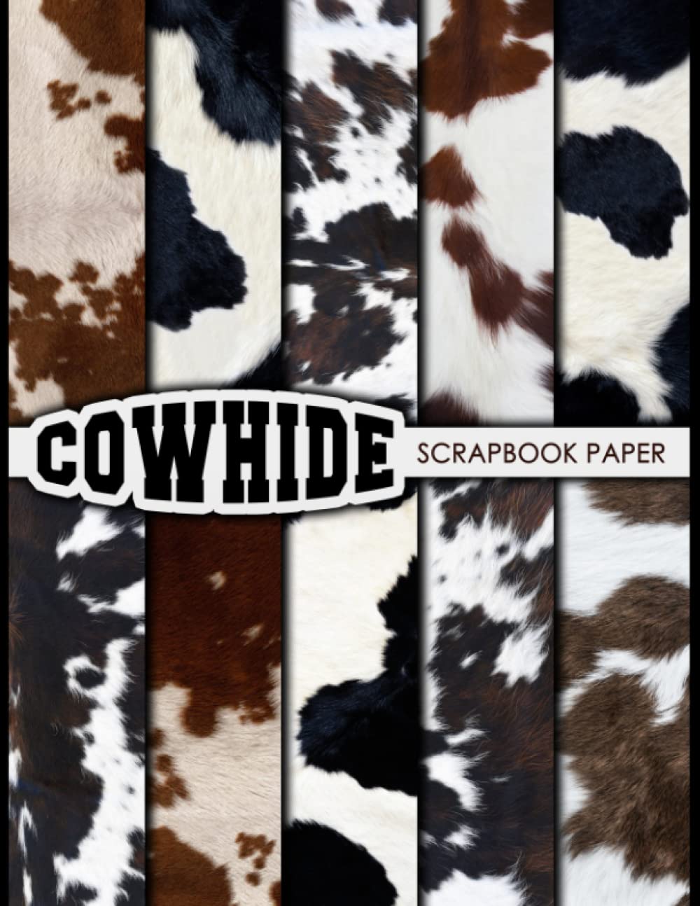 Cowhide Scrapbook Paper: 20 Double Sided Sheets 8.5 x 11 for ...