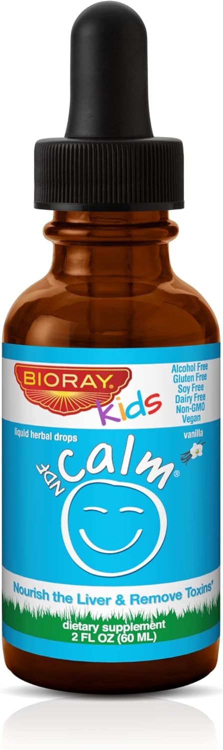 Amazon.com: BIORAY Kids NDF Calm, Vanilla - 2 fl oz - Nourish The Liver ...