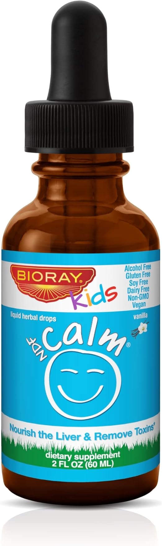 Amazon.com: BIORAY Kids NDF Calm, Vanilla - 2 fl oz - Nourish The Liver ...