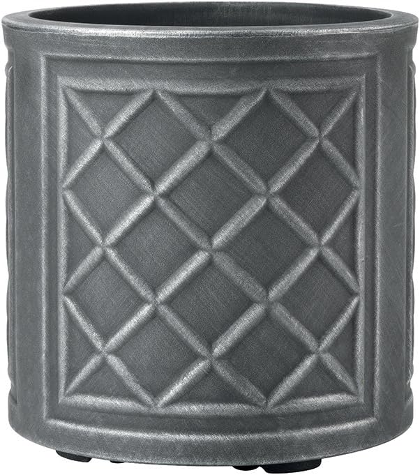 Stewart 5107031 32 cm Round Lead Effect Planter - Pewter : Amazon.co.uk ...