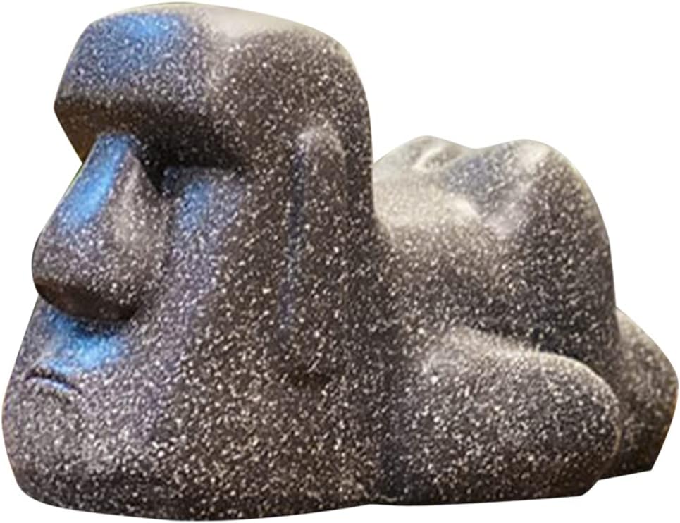 Amazon.com: Zerodeko Resin Tissue Box with Moai Shaped Resin Moai ...