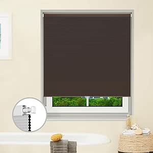 Amazon.com: Cordless Cellular Shades No Drill No Tools Blinds Blackout ...