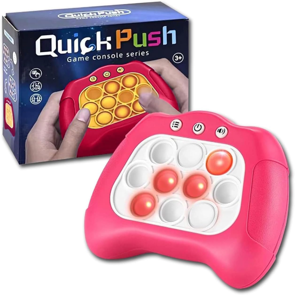 Pop It Game Pop Light Up Games Quick Push - Sensory Fidget Toys for ...