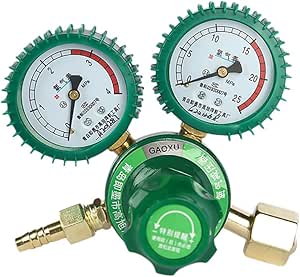 DEKLONPER Oxygen Gas Bottle Regulators O2 Reducing Pressure Inhaler ...