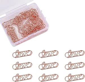 Amazon.com : 20 Pcs Metal Love Paper Clips Funny Cute Paperclips Rose ...
