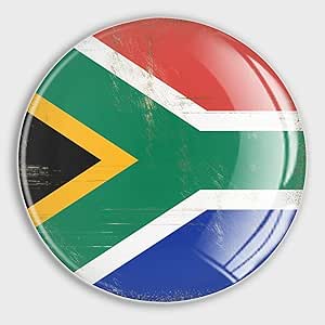 Amazon.com: Vintage South Africa National Flag Glass Strong Magnetic ...