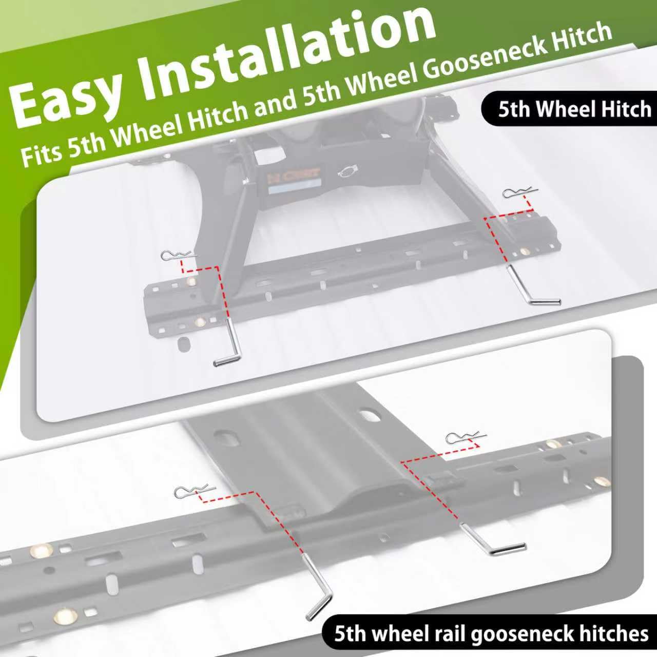 Snapklik.com : Replacement 5th Wheel Pins & Clips, 1/2-Inch Diameter ...
