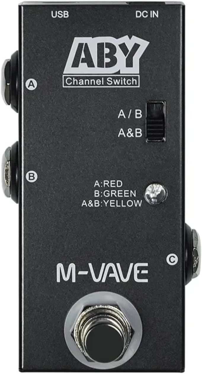 Amazon.com: Guitar Effect Pedal ABY Box Line Selector AB Switch True Bypass A/B/A&B Mode Effect ...