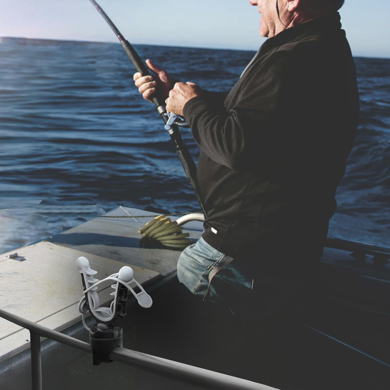 Snapklik.com : ATV Gun Rack 3 Adjustable Levels Clamp-on Gun Mount ...