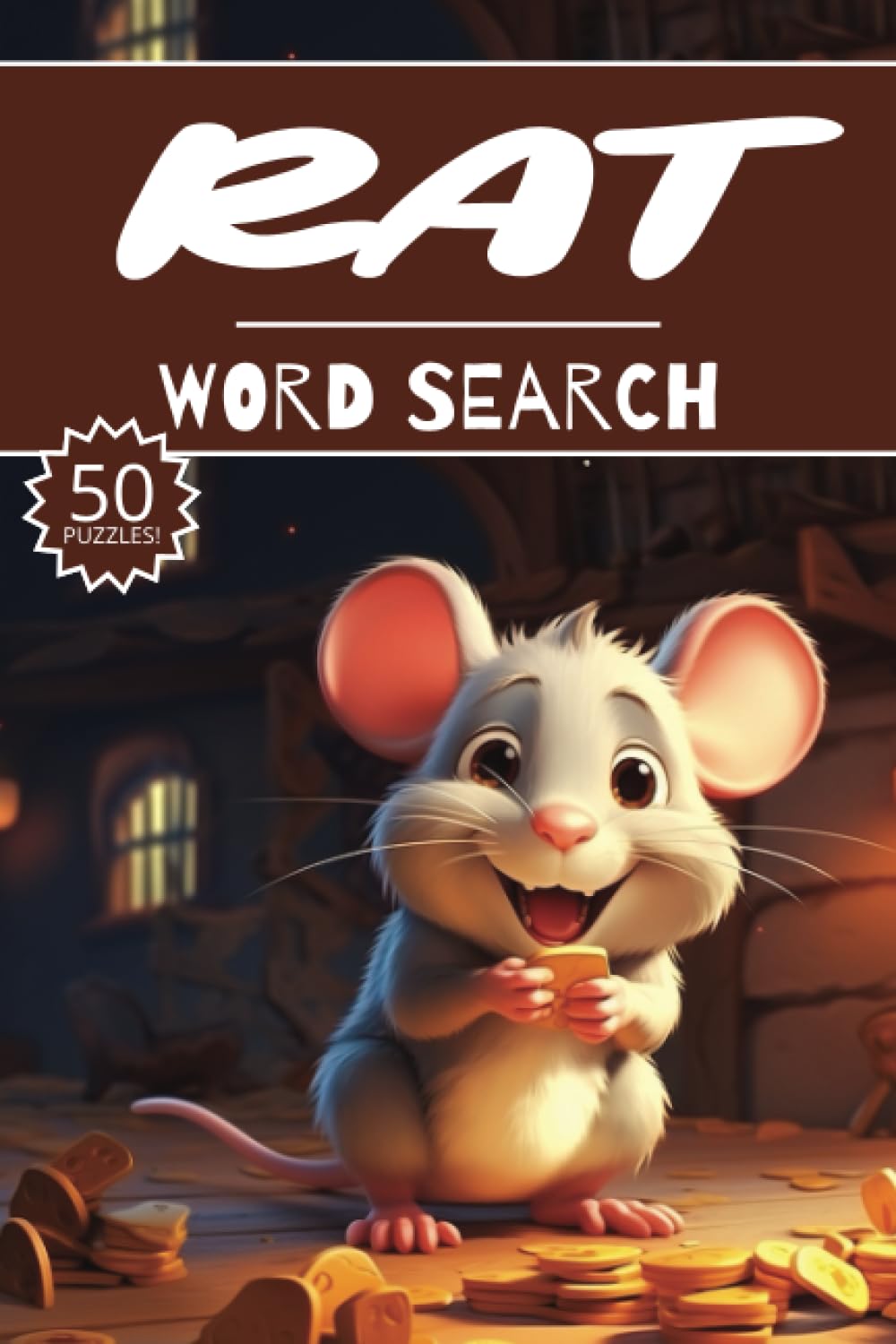 Rat Word Search: 50 Mouse Puzzles, Word Find, Vocabulary Activity Book ...