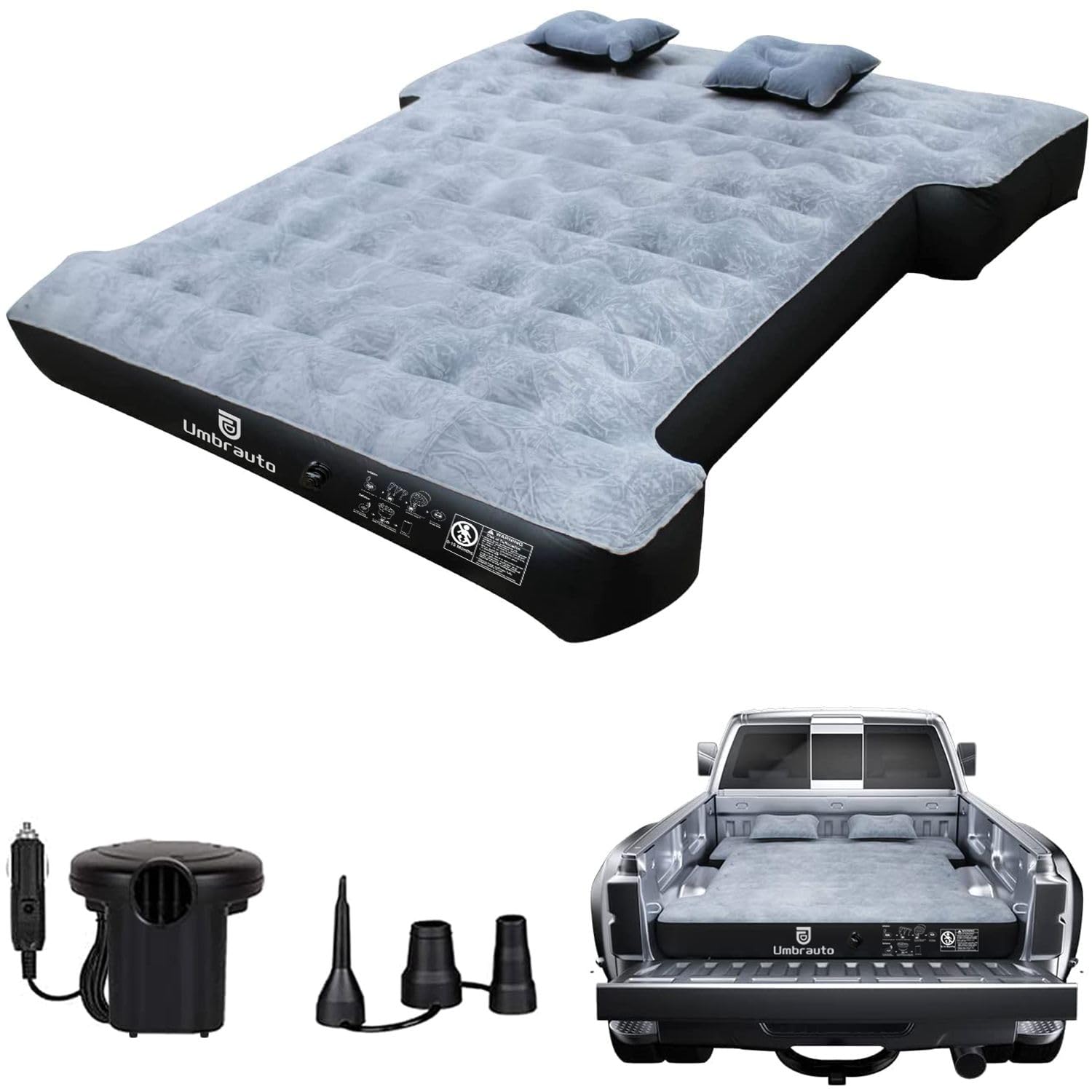 Amazon.com: Umbrauto Truck Bed Air Mattress for 6-6.5ft Midsize Short ...