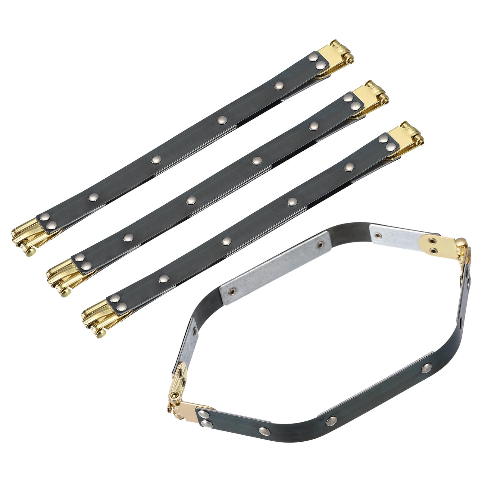 Amazon.com: uxcell Metal Internal Flex Frames, 4Pcs 9.84"x0.55" Hexagon ...