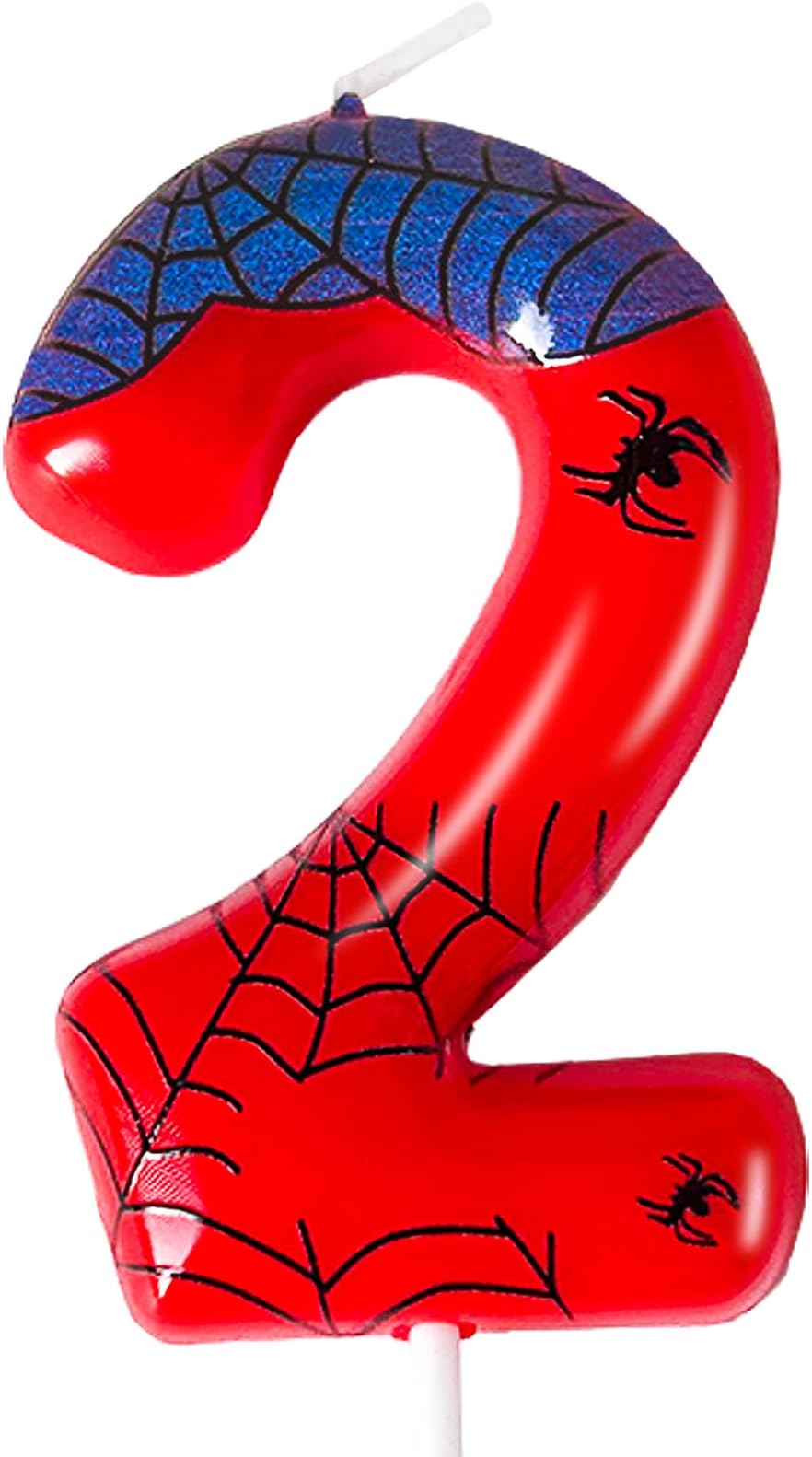 Amazon.com: 13 Pcs Spider Themed Birthday Candle Set Red Spider Theme ...